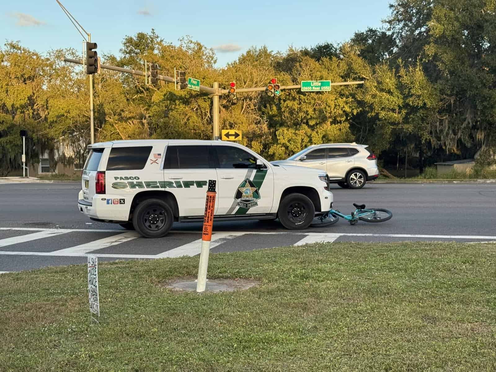 Pasco 16-year-old cyclist hit by Sheriff's cruiser - FloridaBicycling.com